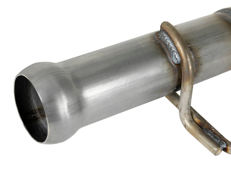 aFe POWER Twisted Steel Y-Pipe 2-1/4in 409 SS Exhaust System 2018 Jeep ...