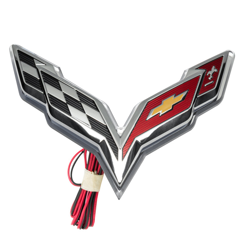 Oracle Corvette C7 Rear Illuminated Emblem - Dual Intensity - Aqua SEE ...